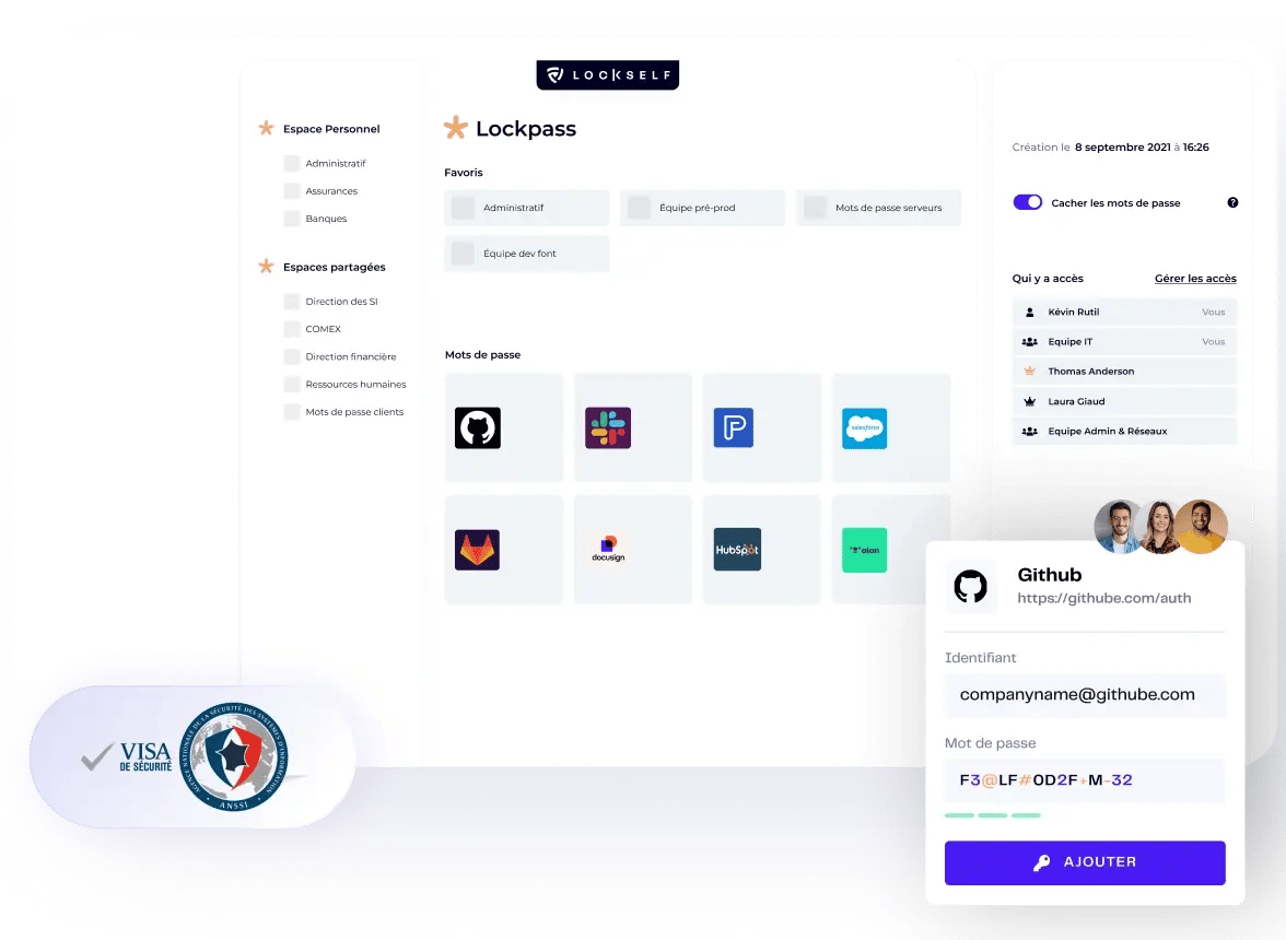LockSelf, solution entreprise pour sécuriser mots de passe et fichiers